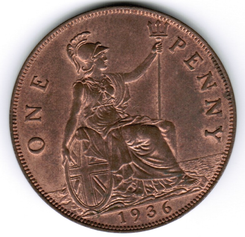 1936 King George V One Penny Practically As Struck EBay 1936 King George V One Penny Practically As Struck EBay